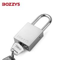 China Corrosion Resistance Aluminum Lockout Padlocks With Pop Up Hardened Steel Shackle for sale