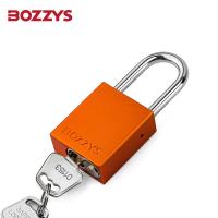China Compact Anodized Isolation Aluminum Padlocks With Master Keyed For Lockout Tagout for sale