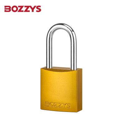 China Automatic Popup Aluminum Padlock Anti UV Spark With 6.2*38mm Hardened Steel Shackle for sale