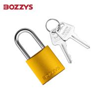 China Automatic Popup Aluminum Padlock Anti UV Spark With 6.2*38mm Hardened Steel Shackle for sale