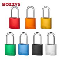 China Automatic Popup Aluminum Padlock Anti UV Spark With 6.2*38mm Hardened Steel Shackle for sale