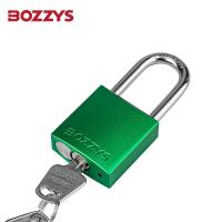 China Compact Anodized Aluminium Padlock With Automatic Pop Up Key Retaining Function for sale