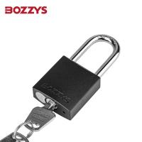 China Anti UV Aluminum Lockout Padlocks With 6.2*38mm Hardened Steel Shackle for sale