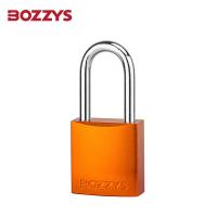 China Compact Anodized Aluminium Safety Padlock With 6.2*38mm Steel Shackle for sale