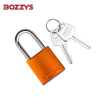 China Compact Anodized Aluminium Safety Padlock With 6.2*38mm Steel Shackle for sale