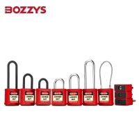 China Red nylon body lockout tagout safety padlock to Overhaul of lockout-tagout equipment for sale