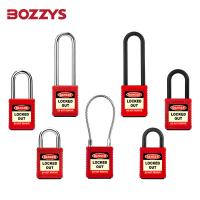 China Red nylon body lockout tagout safety padlock to Overhaul of lockout-tagout equipment for sale