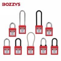China OEM manufacturer lockout red Safety loto padlock For industrial equipment Prevent misuse With master keyPopular for sale