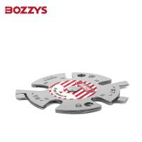 China BOZZYS Stainless Steel Circular Pneumatic Lockout Device With 5 Holes For Safety Lockout for sale