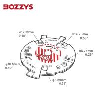 China BOZZYS Stainless Steel Circular Pneumatic Lockout Device With 5 Holes For Safety Lockout for sale
