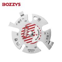 China BOZZYS Stainless Steel Circular Pneumatic Lockout Device With 5 Holes For Safety Lockout for sale