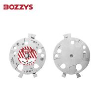 China BOZZYS Stainless Steel Circular Pneumatic Lockout Device With 5 Holes For Safety Lockout for sale