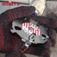 China BOZZYS Stainless Steel Circular Pneumatic Lockout Device With 5 Holes For Safety Lockout for sale