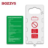 China OEM Hook Scaffolding Holder Tags With PVC Double Sided Multi Function Insert for sale