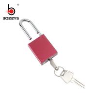 China Industrial Safety Spray Painting 38Mm Color Aluminum Padlock With Master Key for sale