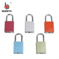 China Industrial Safety Spray Painting 38Mm Color Aluminum Padlock With Master Key for sale