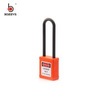 China BOSHI Industrial Equipment 76mm Plastic Shackle Safety Lockout Padlock for sale