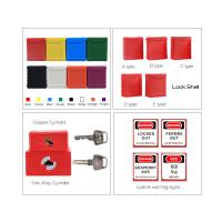 China BOSHI 2018 Industrial Nylon PA Material Combination Safety Padlock for sale
