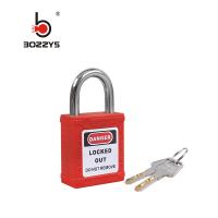 China Popular Mini 25mm Short Steel Shackle Safety Lockout Padlocks Keyed Alike for sale