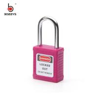 China BOSHI OEM Color ABS Safety Padlock with Master Key for sale