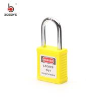China Steel Shackle Nylon Body Industrial Safety Padlock With Keyed Alike for sale