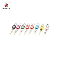 China Steel Shackle Nylon Body Industrial Safety Padlock With Keyed Alike for sale