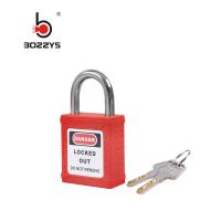 China BOSHI Custom Color Abs Lock Shape Security Padlock Safety Padlock for sale