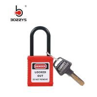 China Padlocks Safety 38 mm Insulation Shackle Plastic Nylon padlock for sale