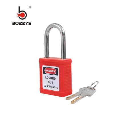 China dust- proof keyed alike safety padlock with steel shackle for sale