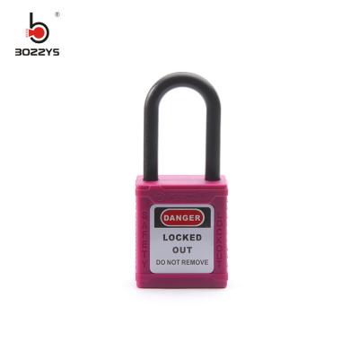 China BOSHI Bd-G11 High Quality Short Shackle 38Mm Nylon Safety Padlock for sale