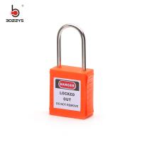 China BOSHI Bd-G11 High Quality Short Shackle 38Mm Nylon Safety Padlock for sale