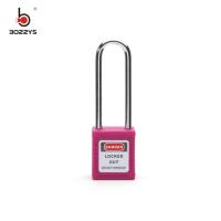 China BOSHI Bulk Industrial Shackle 38mm Length Safety Plastic Padlock for sale