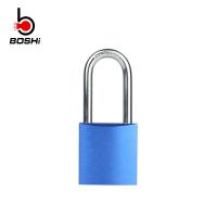 China Multi Color Polishing Aluminum Padlock Withstand Strong External Force for sale