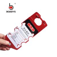 China BOSHI New Product Aluminum Alloy Material Safety Lockout Hasp Valve Lockout for sale