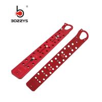 China 2018 Bozzys Master Lock Red color Aluminum alloy Safety Buckle Lockout Hasp BD-K72 for sale