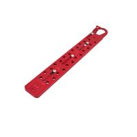 China 2018 Bozzys Master Lock Red color Aluminum alloy Safety Buckle Lockout Hasp BD-K72 for sale