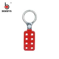 China Aluminum safety lockout hasp with locking diameter 1.5 inch but 8 holes diameter 8 mm for sale
