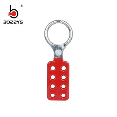 China Aluminum safety lockout hasp with locking diameter 1.5 inch but 8 holes diameter 8 mm for sale