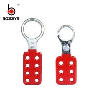 China Aluminum safety lockout hasp with locking diameter 1.5 inch but 8 holes diameter 8 mm for sale
