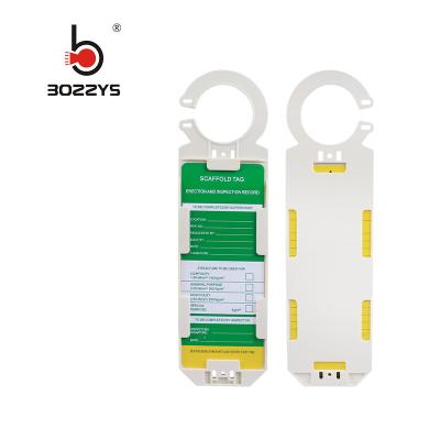 China BOSHI Customized Color Abs Engineering Plastic Material Sealed Lockout Tags for sale