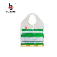China BOSHI Customized Color Abs Engineering Plastic Material Sealed Lockout Tags for sale