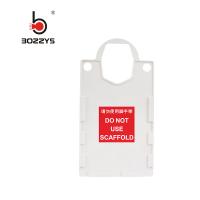 China BOSHI Customized Color Abs Engineering Plastic Material Sealed Lockout Tags for sale