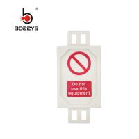 China BOSHI Custom Industrial Lockout Safety White Scaffolding Tags for sale