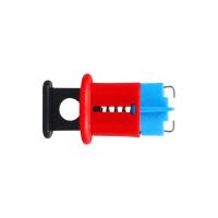China Safety Electrical Lockout Devices Red Color For Single / Multi Pole Circuit Breaker for sale