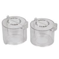 China White Emergency Stop Lockout , Push Button Lockout Cover Three Pieces In One Set for sale