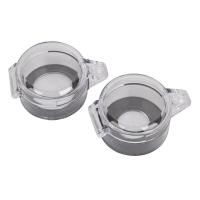China White Emergency Stop Lockout , Push Button Lockout Cover Three Pieces In One Set for sale