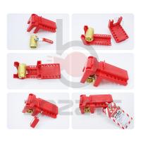 China BOSHI OEM Acceptable PP Material Adjustable Safety Ball Valve Lockout for sale