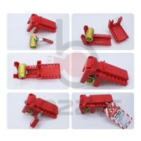 China PP Safety Adjustable Standard Ball Water Valve Lockout Device for sale