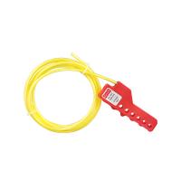 China Yellow Adjustable Cable Lockout Impact Resistant Lock Handle Rotatable for sale