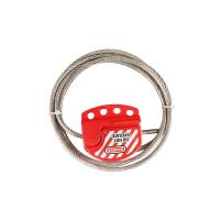 China 1.8 Meter Adjustable Cable Lockout With 6 MM Anti UV PVC Outer Layer for sale
